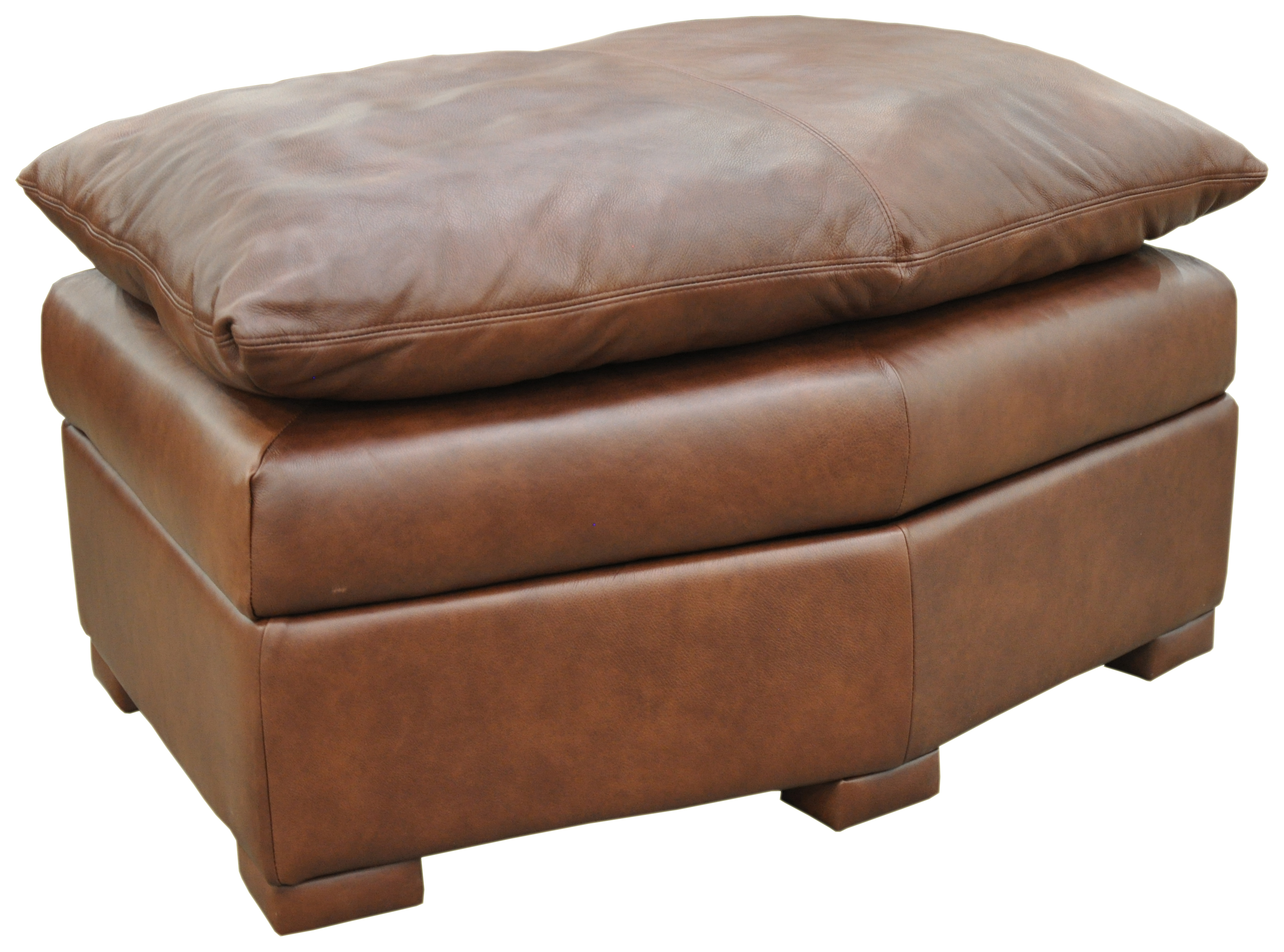 Canyon Ottoman – Arizona Leather